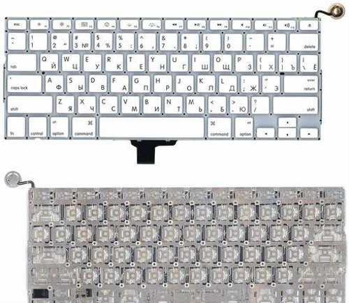 Клавиатура Macbook A1342 2009/2010 белая 13,3"