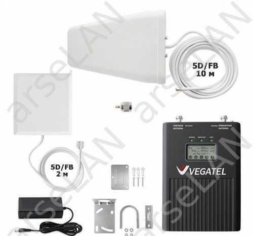 Комплект vegatel VT3-900L-kit (дом, LED)