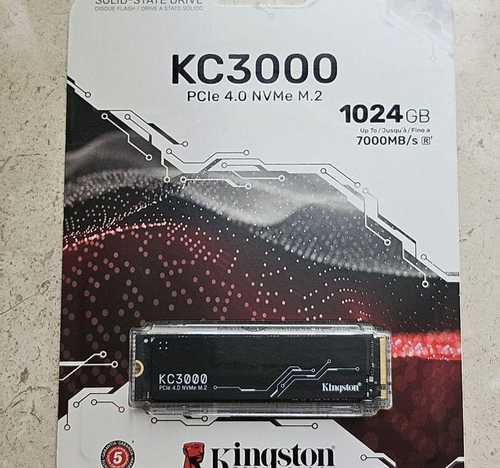 SSD Kingston 1 тб KC3000 M.2 skc3000s/1024G