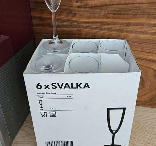 Бокалы IKEA 6 шт