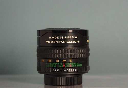 Зенит MC Zenitar 16mm f/2.8 M42