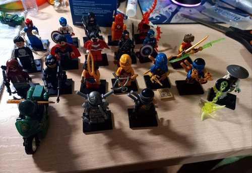 Lego минифигурки, супергерои, Ninjago аналог