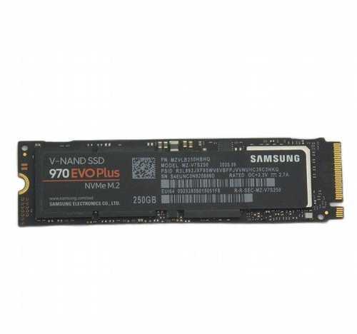 Накопитель SSD 250Gb Samsung970 EVO plus MZ-V7S25