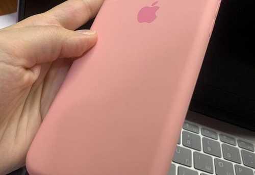 Розовый /персиковый чехол на iPhone XR (оригинал)