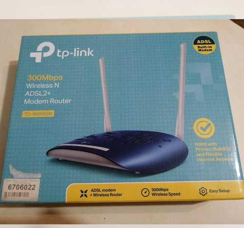 Wi-Fi роутер tp-link adsl 2 