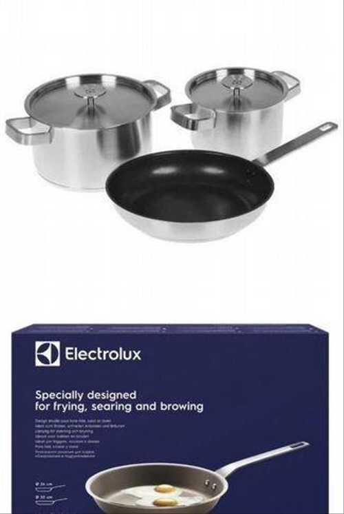 Набор посуды Electrolux+набор сковородок
