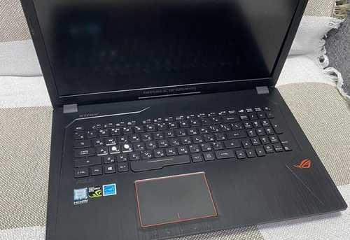 Игровой ноутбук 17.3" ASUS ROG GL753V, 1000 ГБ, Core i7-7700HQ, RAM 8 ГБ, GeForce GTX 1050 4 ГБ