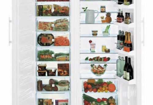 Холодильник Liebherr SBS 7212, серебристый