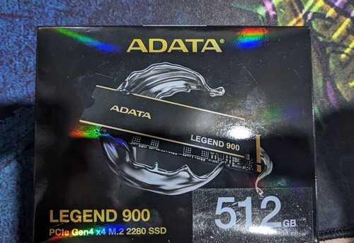 Новый SSD adata legend 900 512Gb