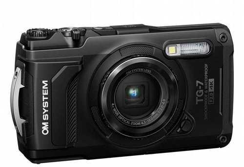 Компактный фотоаппарат OM System Tough TG-7, черны