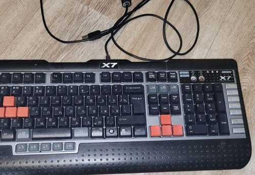 Игровая клавиатура A4Tech X7-G800V Black