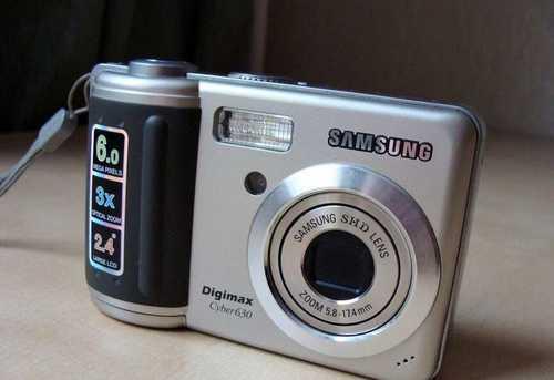 Компактный фотоаппарат samsung digimax cyber630