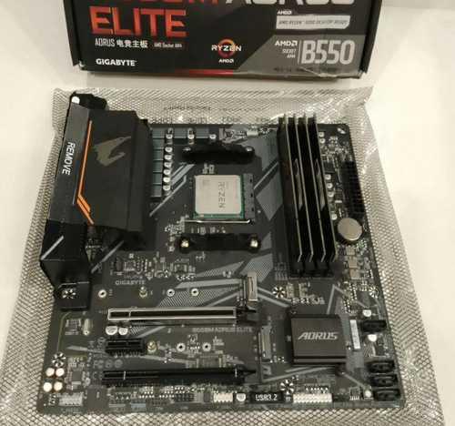 Gigabyte B550m Aorus Elite   R5 5500   32gb