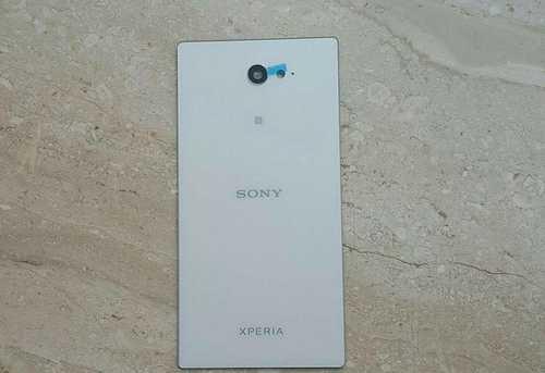 Sony Xperia M2 Aqua крышка акб цвет white ориг