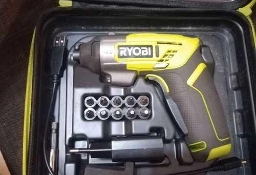 Аккумуляторная отвертка Ryobi