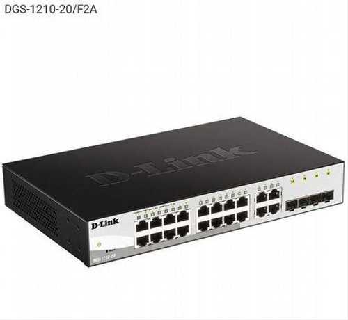 Коммутатор D-Link DGS-1210-20 Smart 20-ports, DGS