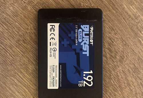 SSD 1.92tb Patriot Burst Elite