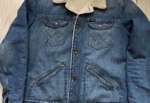 Джинсовая куртка с мехом Wrangler
