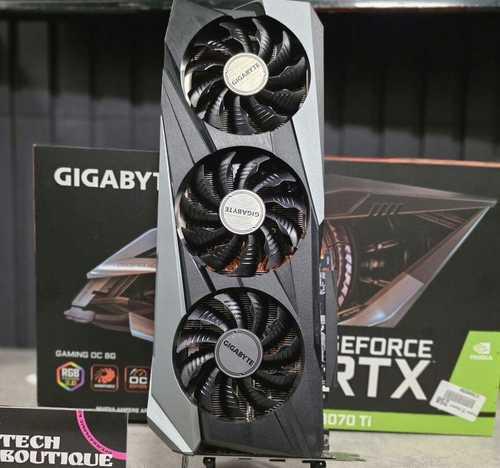 Видеокарта gigabyte RTX 3070 Ti gaming OC