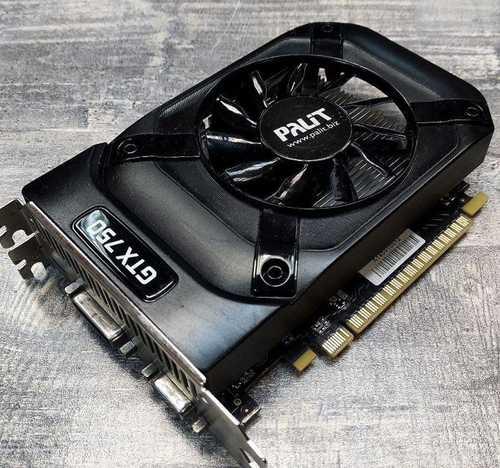 Видеокарта Palit GeForce GTX 750 stormx