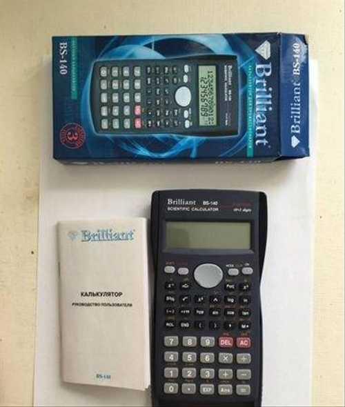 Инженерный калькулятор Brilliant BS-140 (10+2)