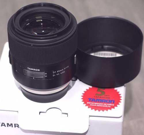 Tamron SP 85mm F1.8 Di VC USD для Canon