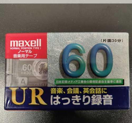 Аудиокассета Maxell UR 60 новая в упаковке