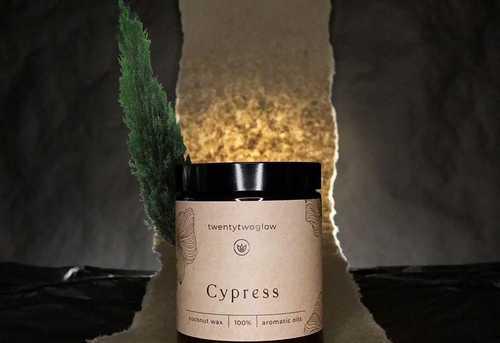 Аромасвеча "Cypress" 22glow – подарок