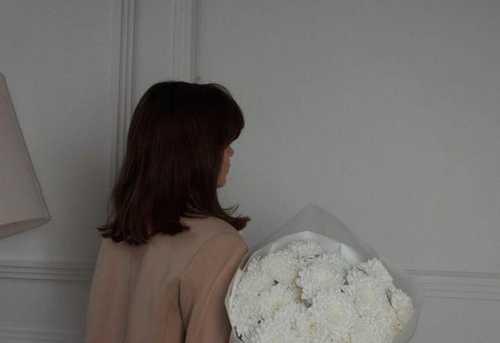 Хризантемы белые/доставка