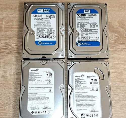 HDD 500 Gb WD, Seagate