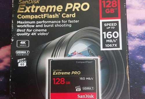 Sandisk extreme pro CF 128 gb