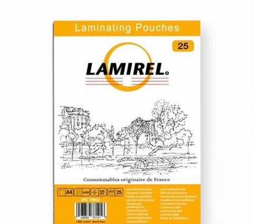 Пленка для ламинирования Lamirel А4, 125мкм, 25 шт