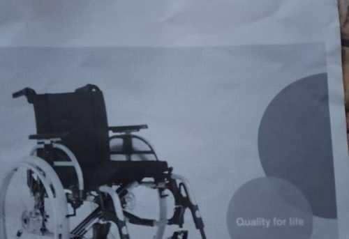 Инвалидная коляска новая с ручным приводом
