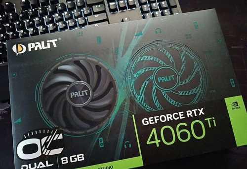 Видеокарта Palit GeForce RTX 4060 Ti Dual OC 8GB