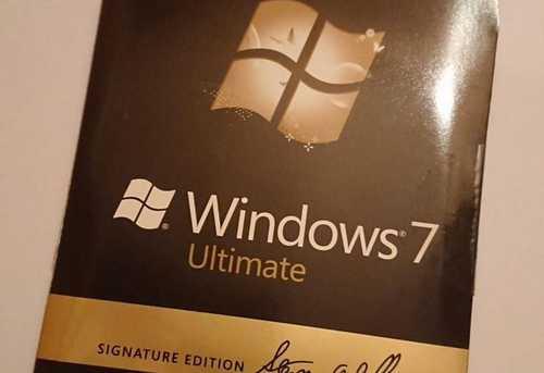 Windows 7 Ultimate Signature Edition BOX NEW