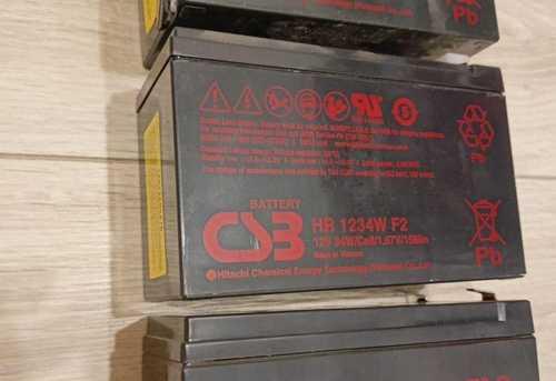 Старые свинцово-кислотные аккумуляторы для ибп