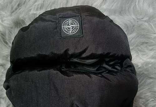 Шапка ушанка stone island