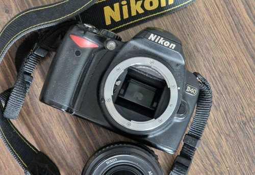 Фотоаппарат nikon d40