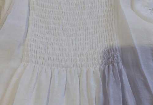 Белое вечернее платье до пола, 40-42 размер