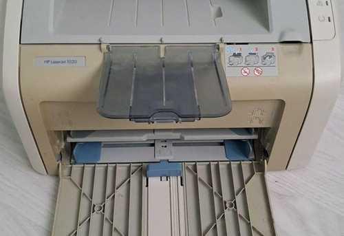 Принтер лазерный HP 1020 рабочий