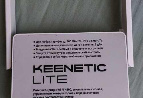 Wi-Fi роутер Keenetic Lite