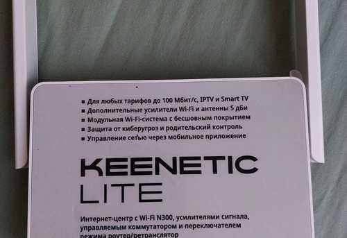 Wi-Fi роутер Keenetic Lite