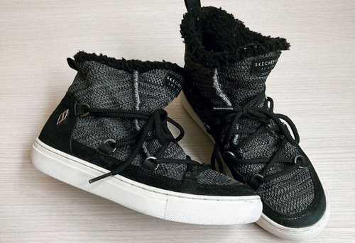 Утепленные кеды skechers