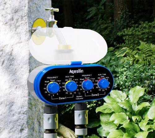 Таймер автополива aqualin двух зонный