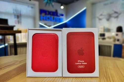 Кардхолдер iPhone Leather MagSafe Red