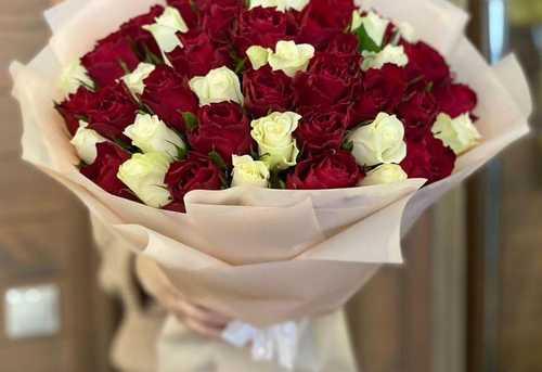 Цветы букеты 101 Роза Волгоград и Область