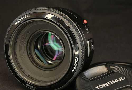 Yongnuo 50 1.8 Canon с дефектом