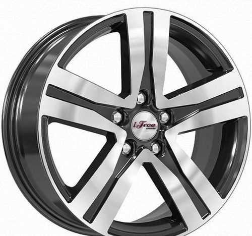 R17 5x114,3 7J ET50 D66,1 iFree Rebel (кс913-04) Блэк Джек