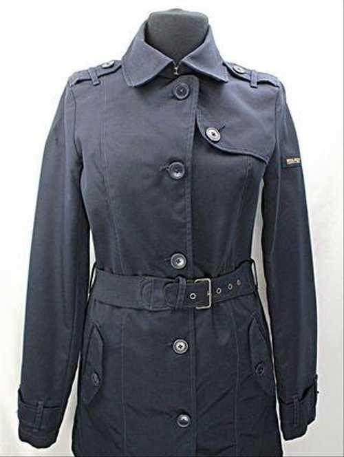 Woolrich Женский Тренч, Размер S, Тёмно-синий