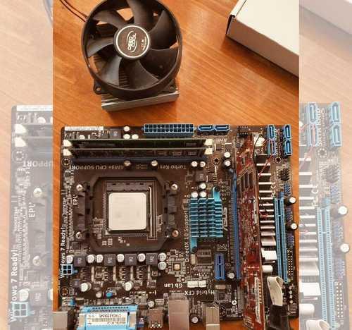 AMD Athlon II X4 640, SocketAM3 + asus M5A78L-M LX